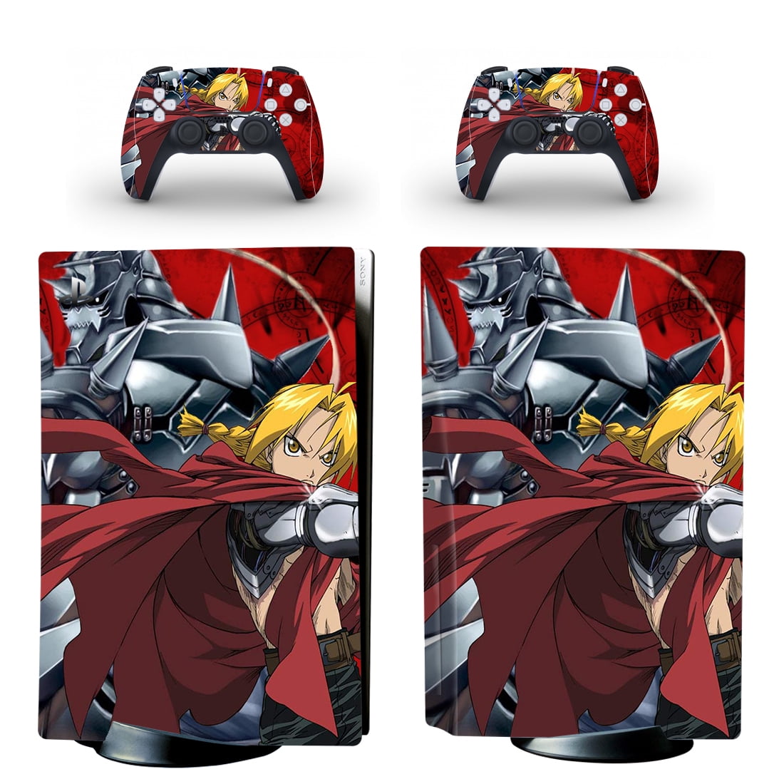 Full Body Vinyl Skin Stickers for PS5 Disc Edition Console and ...