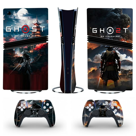 Full Body Vinyl Skin Stickers for PS5 Pro Digital Edition Console and ...