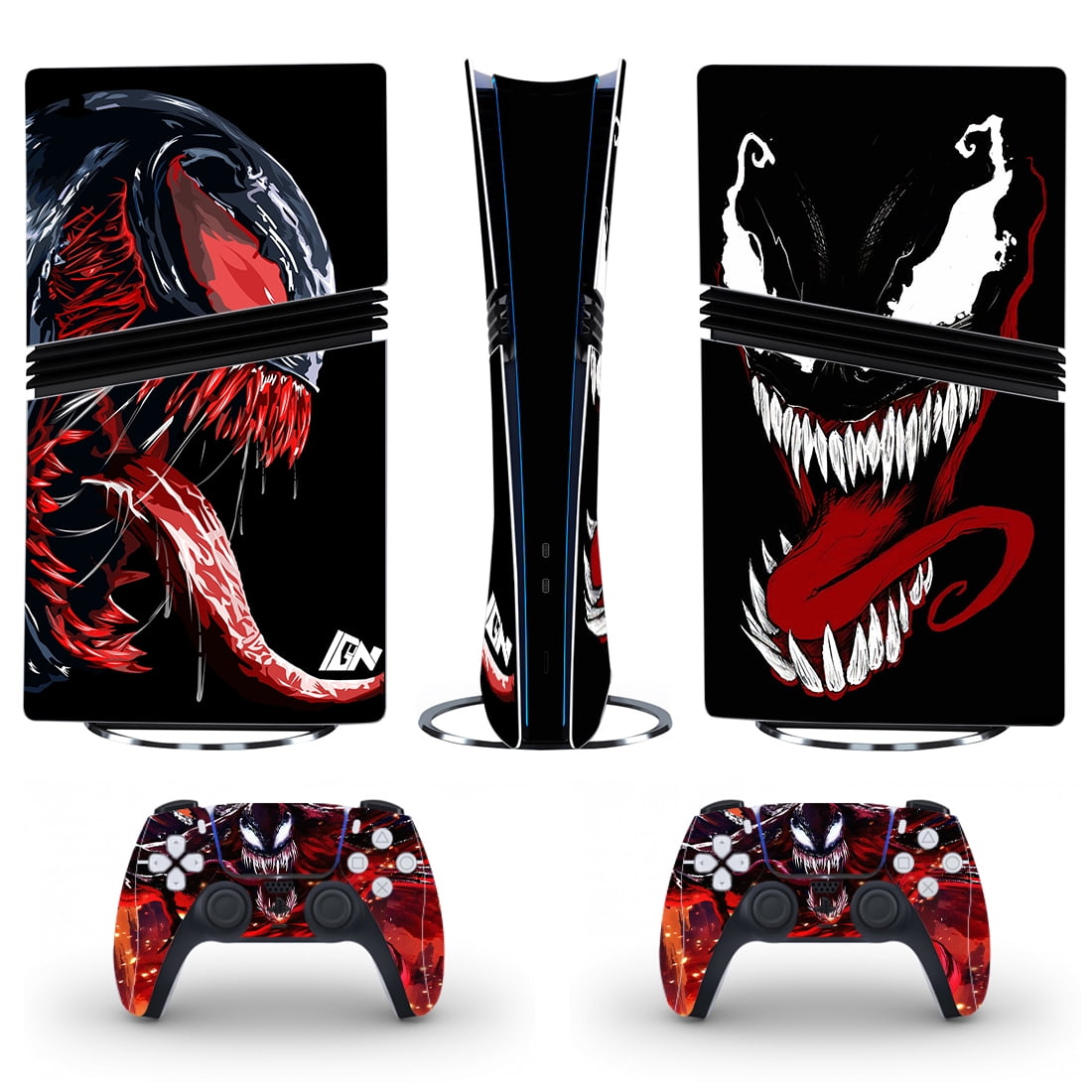 Full Body Vinyl Skin Stickers for PS5 Pro Digital Edition Console and ...