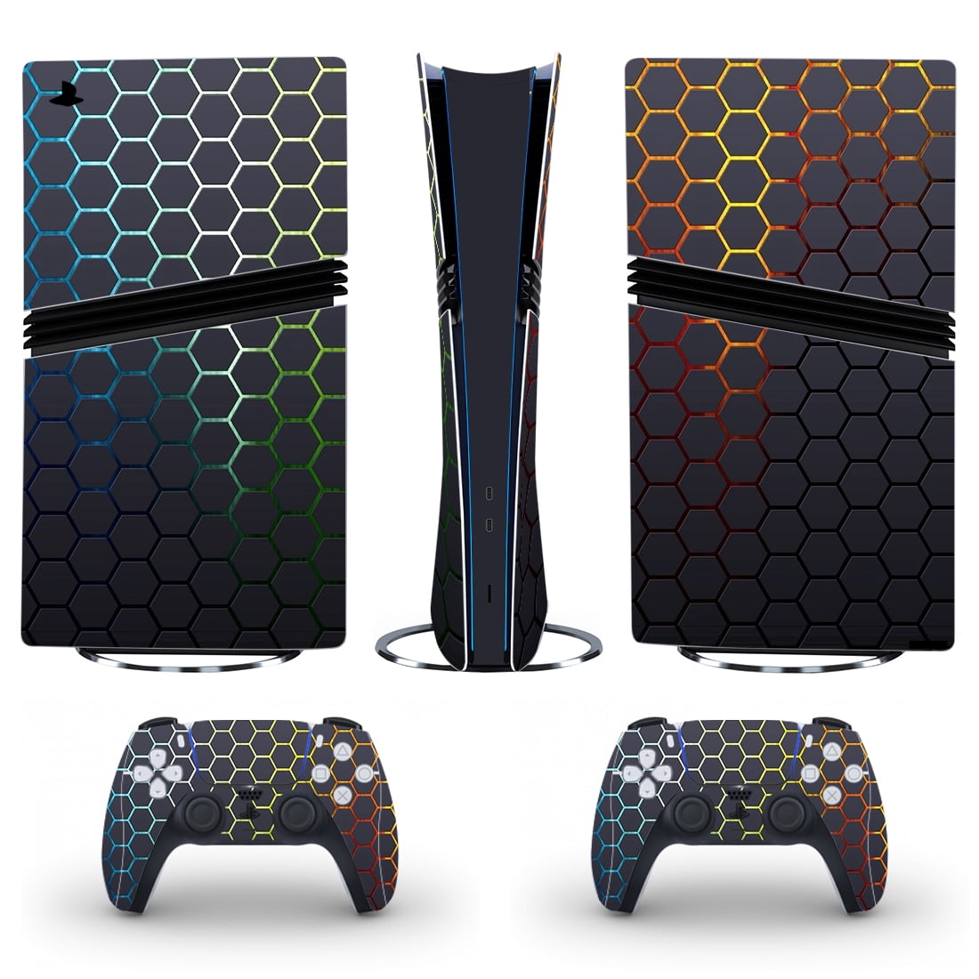 Full Body Vinyl Skin Stickers for PS5 Pro Digital Edition Console and ...