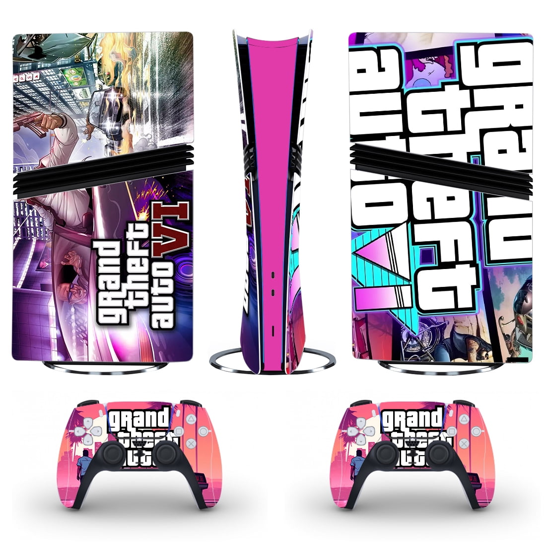 Full Body Vinyl Skin Stickers for PS5 Pro Digital Edition Console and ...