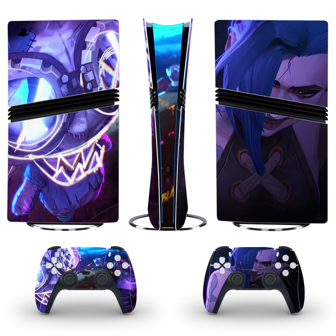 Full Body Vinyl Skin Stickers for PS5 Pro Digital Edition Console and ...