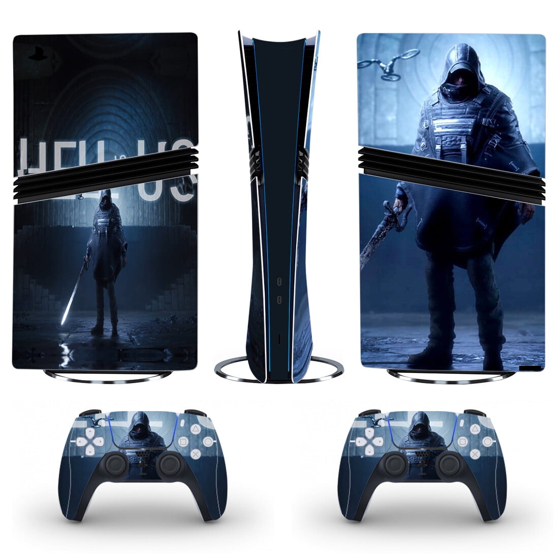 Full Body Vinyl Skin Stickers for PS5 Pro Digital Edition Console and ...