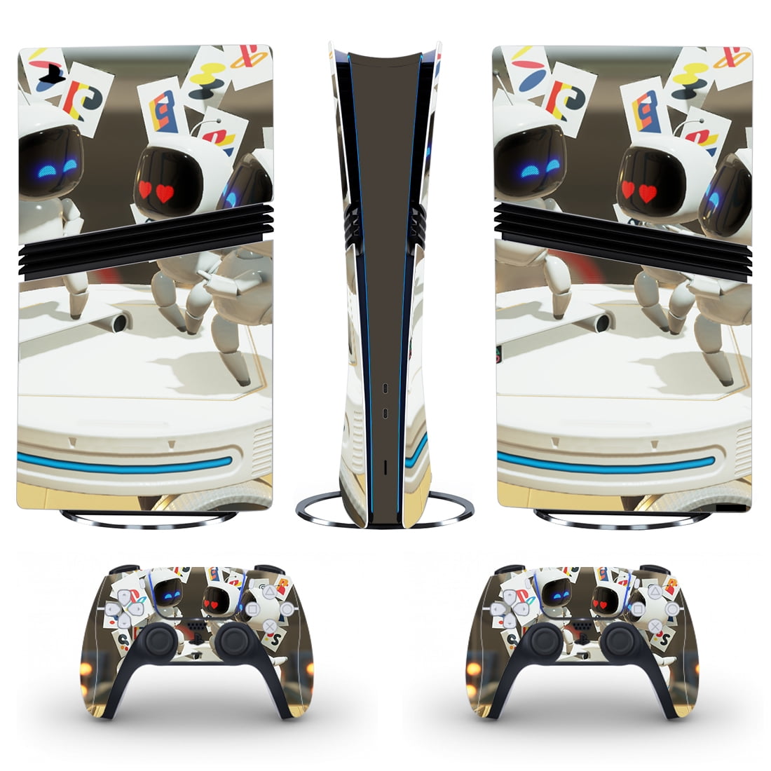 Full Body Vinyl Skin Stickers for PS5 Pro Digital Edition Console and ...