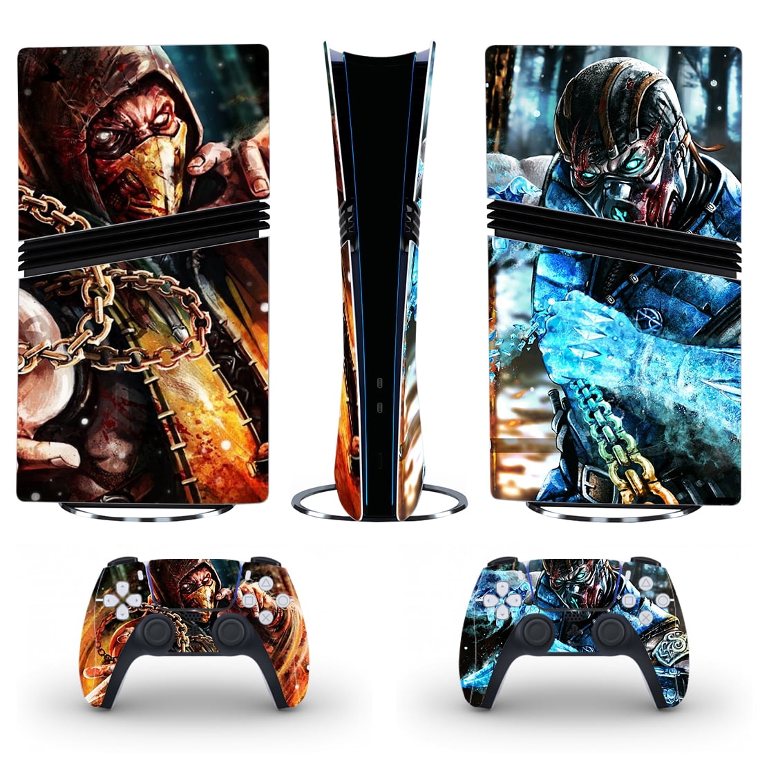 Full Body Vinyl Skin Stickers for PS5 Pro Digital Edition Console and ...