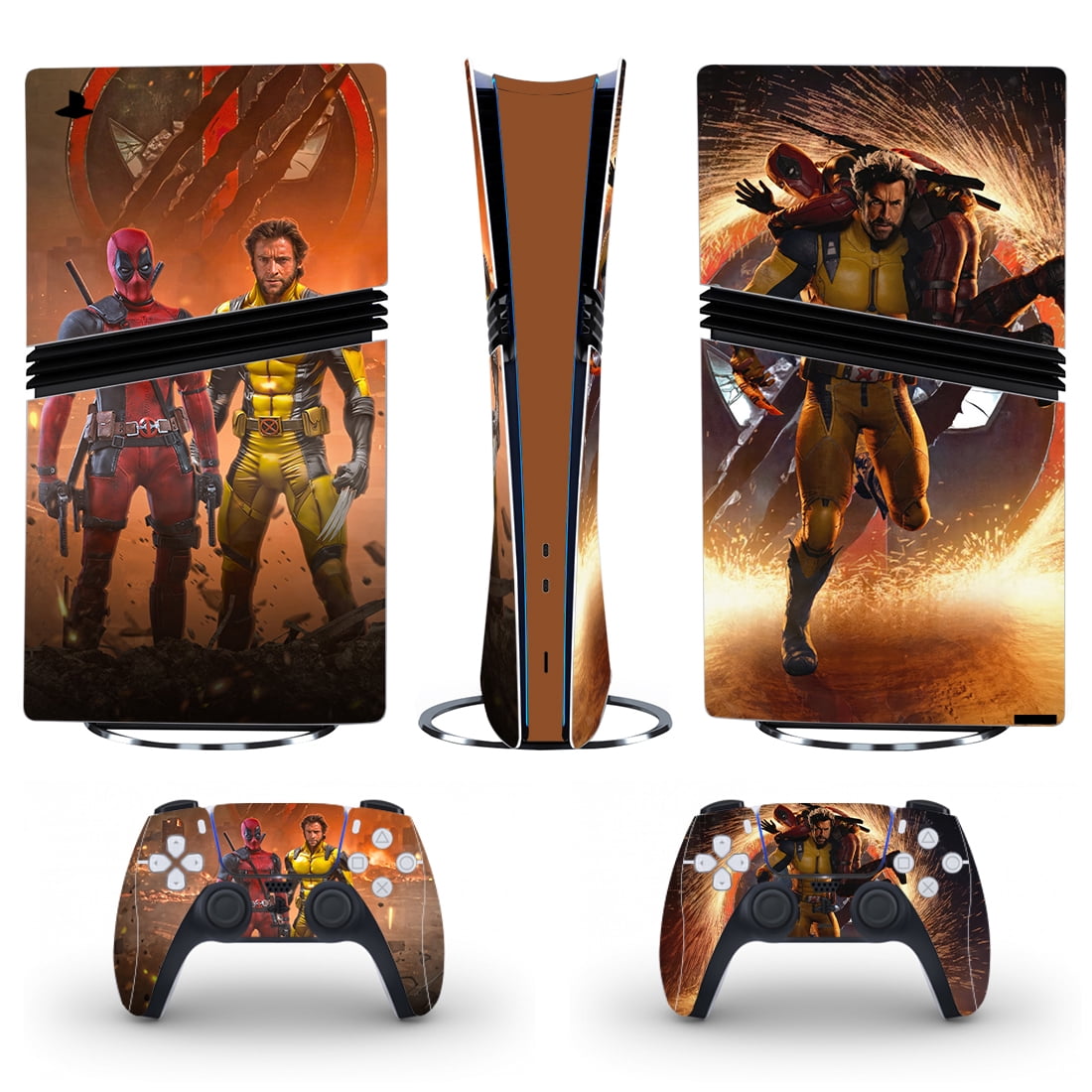 Full Body Vinyl Skin Stickers for PS5 Pro Digital Edition Console and ...