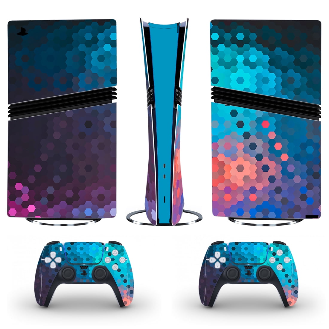 Full Body Vinyl Skin Stickers for PS5 Pro Digital Edition Console and ...