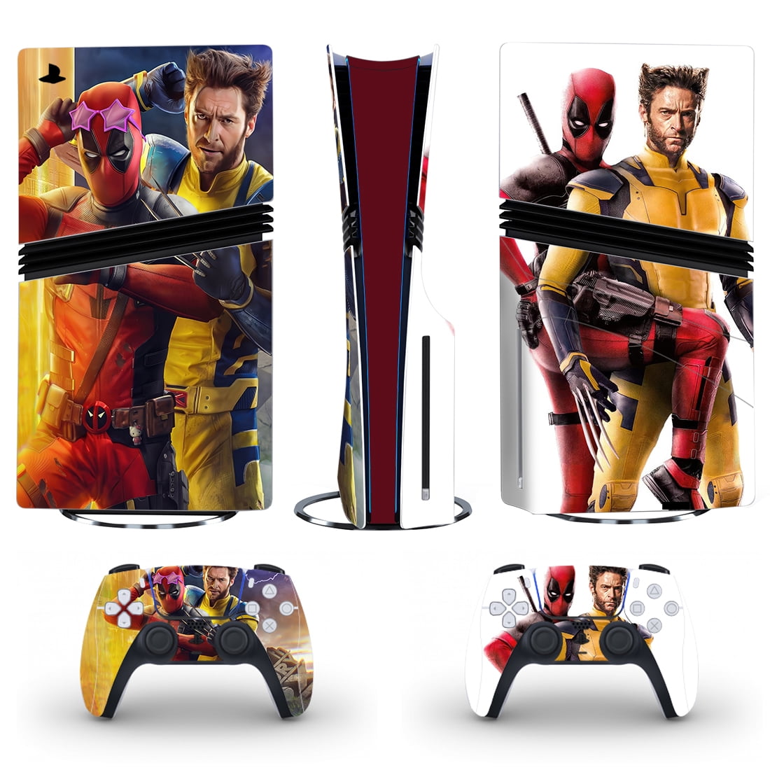 Full Body Vinyl Skin Stickers for PS5 Pro Disc Edition Console and ...