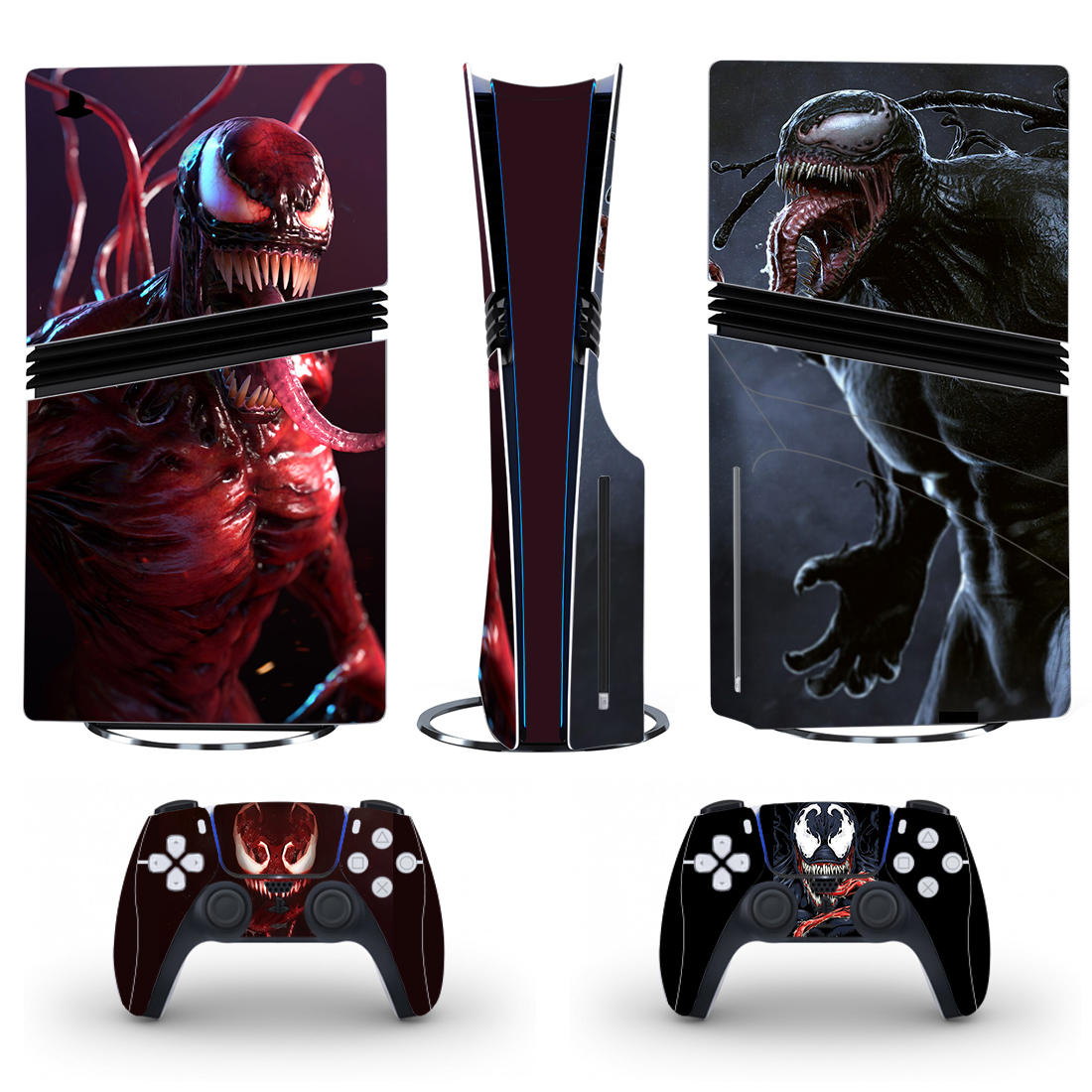 Full Body Vinyl Skin Stickers for PS5 Pro Disc Edition Console and ...