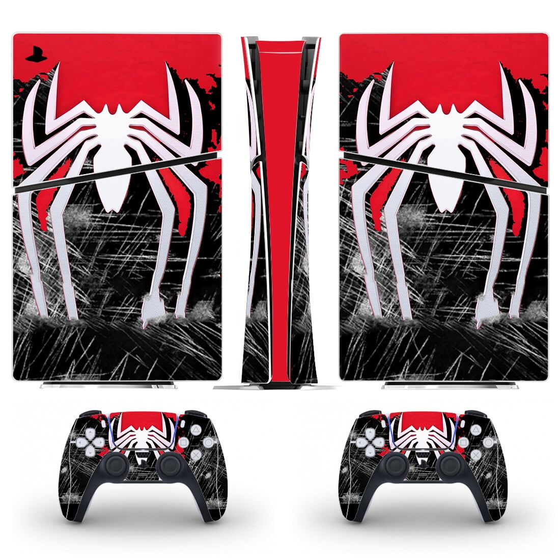 Full Body Vinyl Skin Stickers for PS5 Slim Digital Edition Console and ...