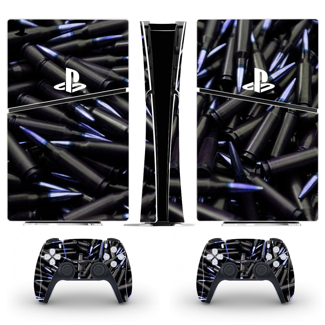 Full Body Vinyl Skin Stickers for PS5 Slim Digital Edition Console and ...