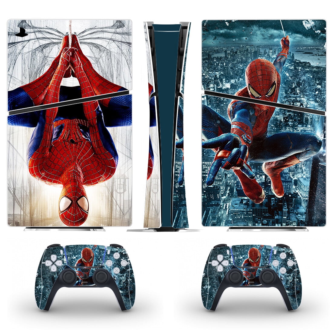 Full Body Vinyl Skin Stickers for PS5 Slim Digital Edition Console and ...
