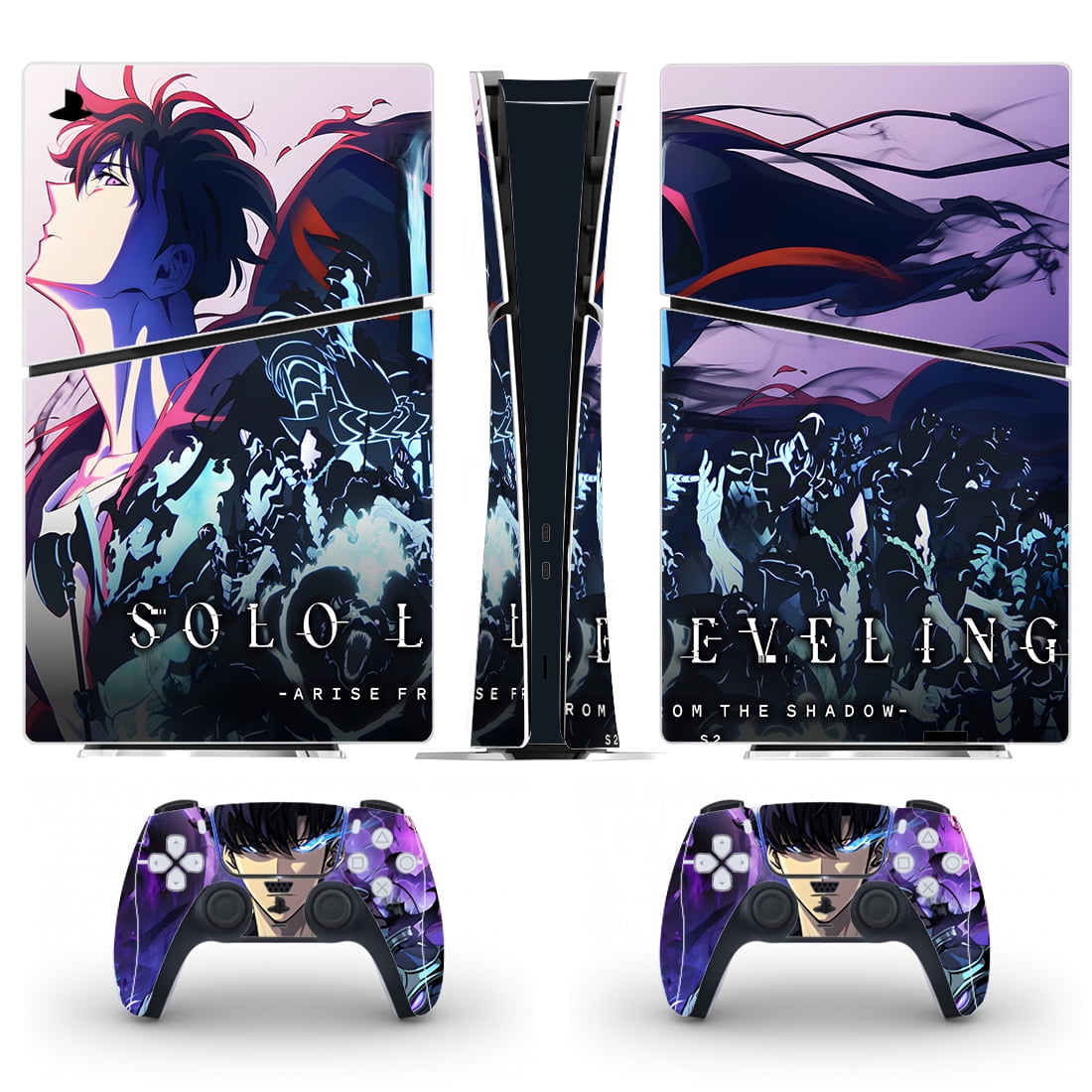 Full Body Vinyl Skin Stickers for PS5 Slim Digital Edition Console and ...