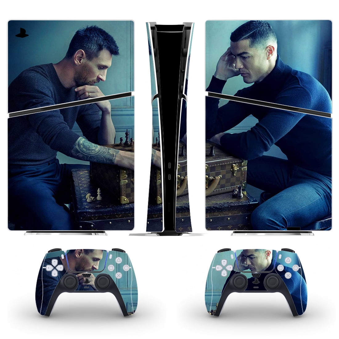 Full Body Vinyl Skin Stickers for PS5 Slim Digital Edition Console and ...