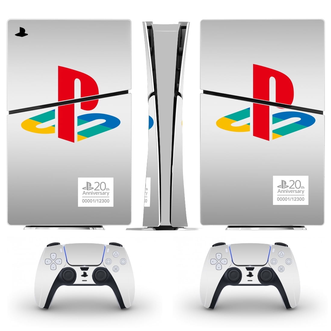 Full Body Vinyl Skin Stickers for PS5 Slim Digital Edition Console and ...