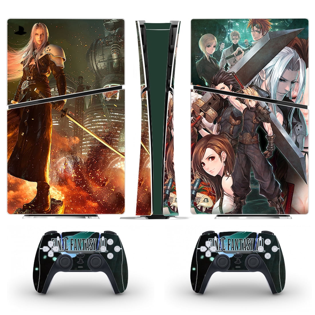 Full Body Vinyl Skin Stickers for PS5 Slim Digital Edition Console and ...