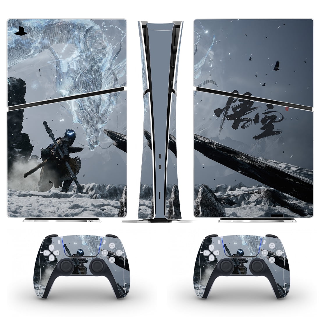 Full Body Vinyl Skin Stickers for PS5 Slim Digital Edition Console and ...