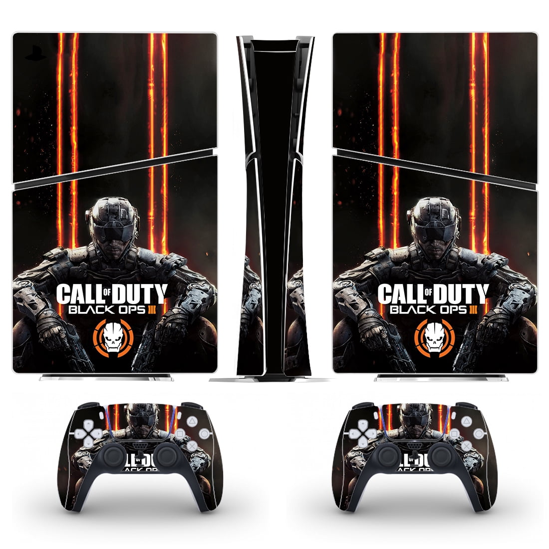 Full Body Vinyl Skin Stickers for PS5 Slim Digital Edition Console and ...