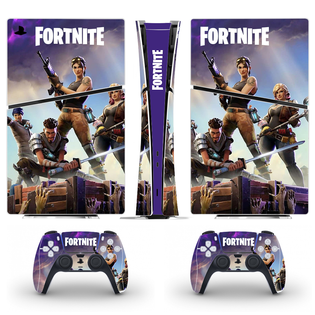 Full Body Vinyl Skin Stickers for PS5 Slim Digital Edition Console and ...