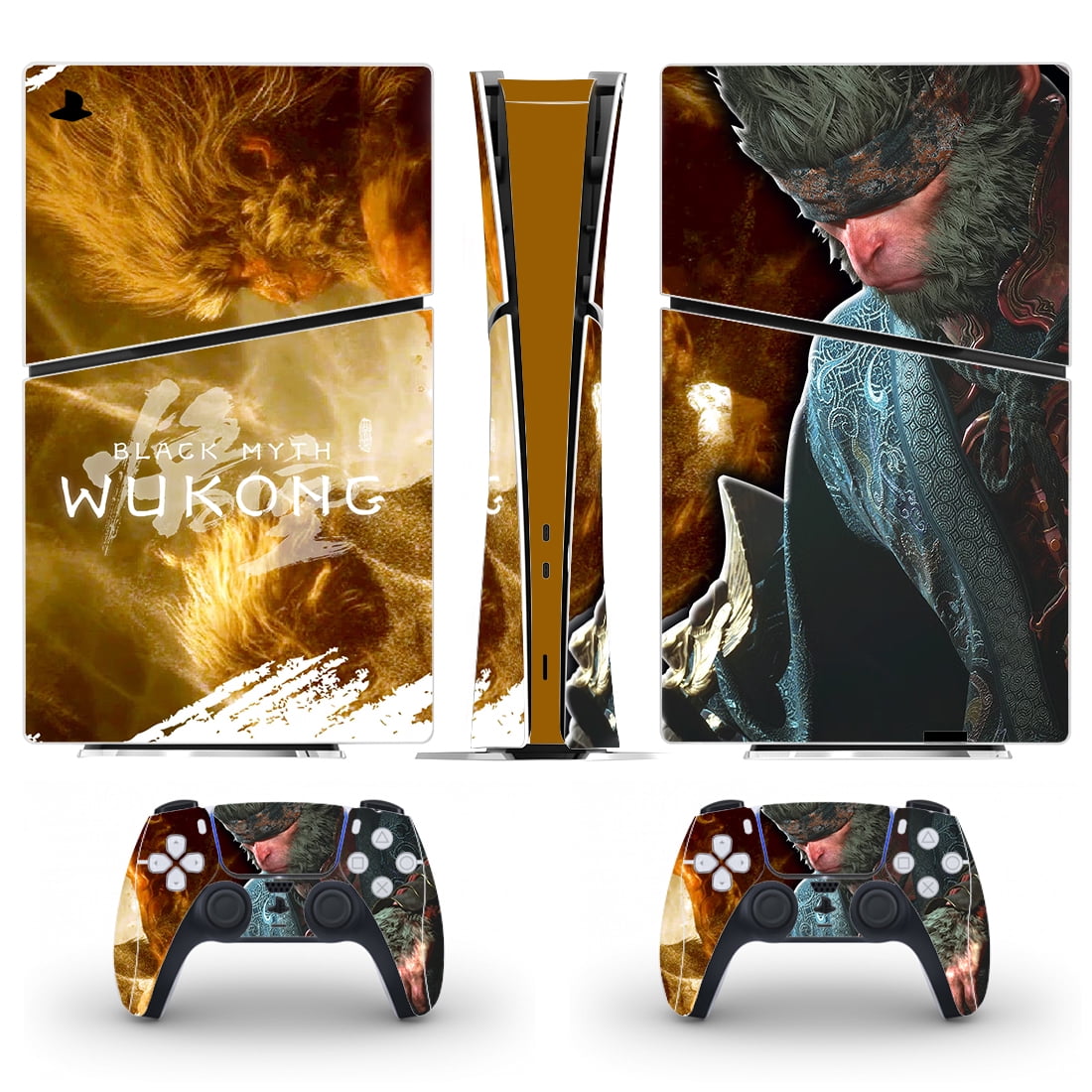 Full Body Vinyl Skin Stickers for PS5 Slim Digital Edition Console and ...