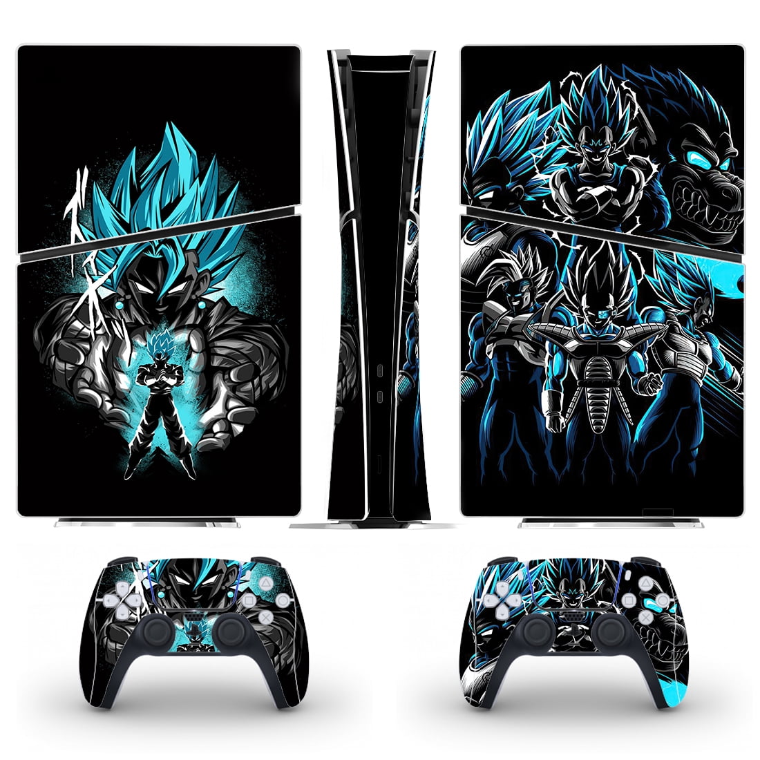 Full Body Vinyl Skin Stickers for PS5 Slim Digital Edition Console and ...