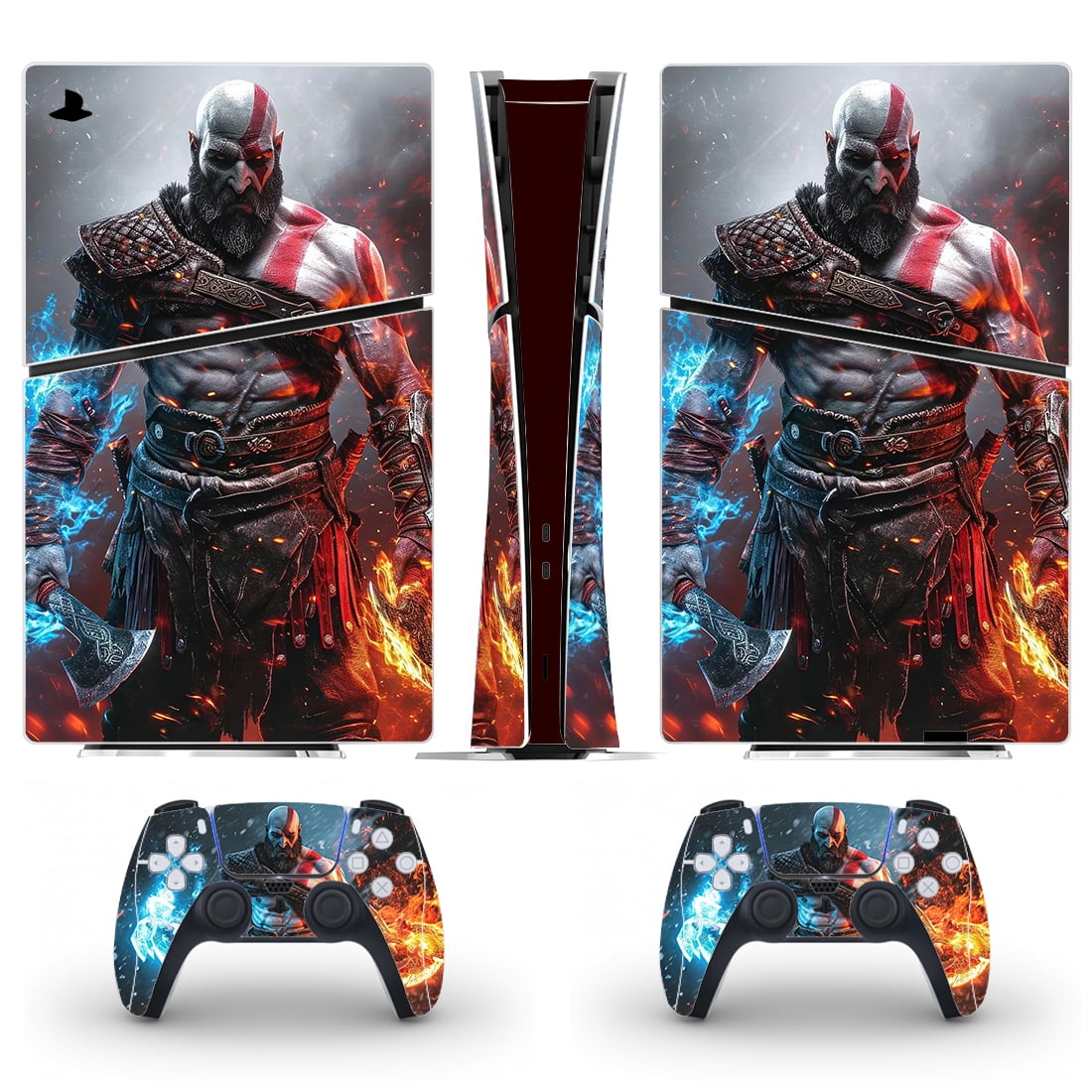 Full Body Vinyl Skin Stickers for PS5 Slim Digital Edition Console and ...