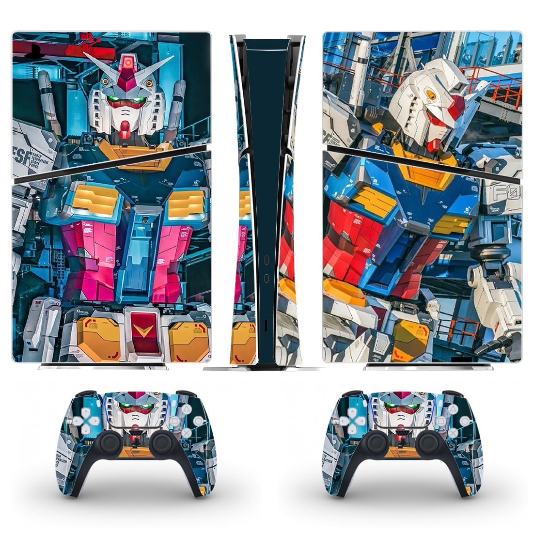 Full Body Vinyl Skin Stickers for PS5 Slim Digital Edition Console and ...