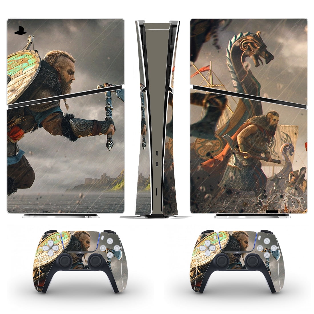 Full Body Vinyl Skin Stickers for PS5 Slim Digital Edition Console and ...