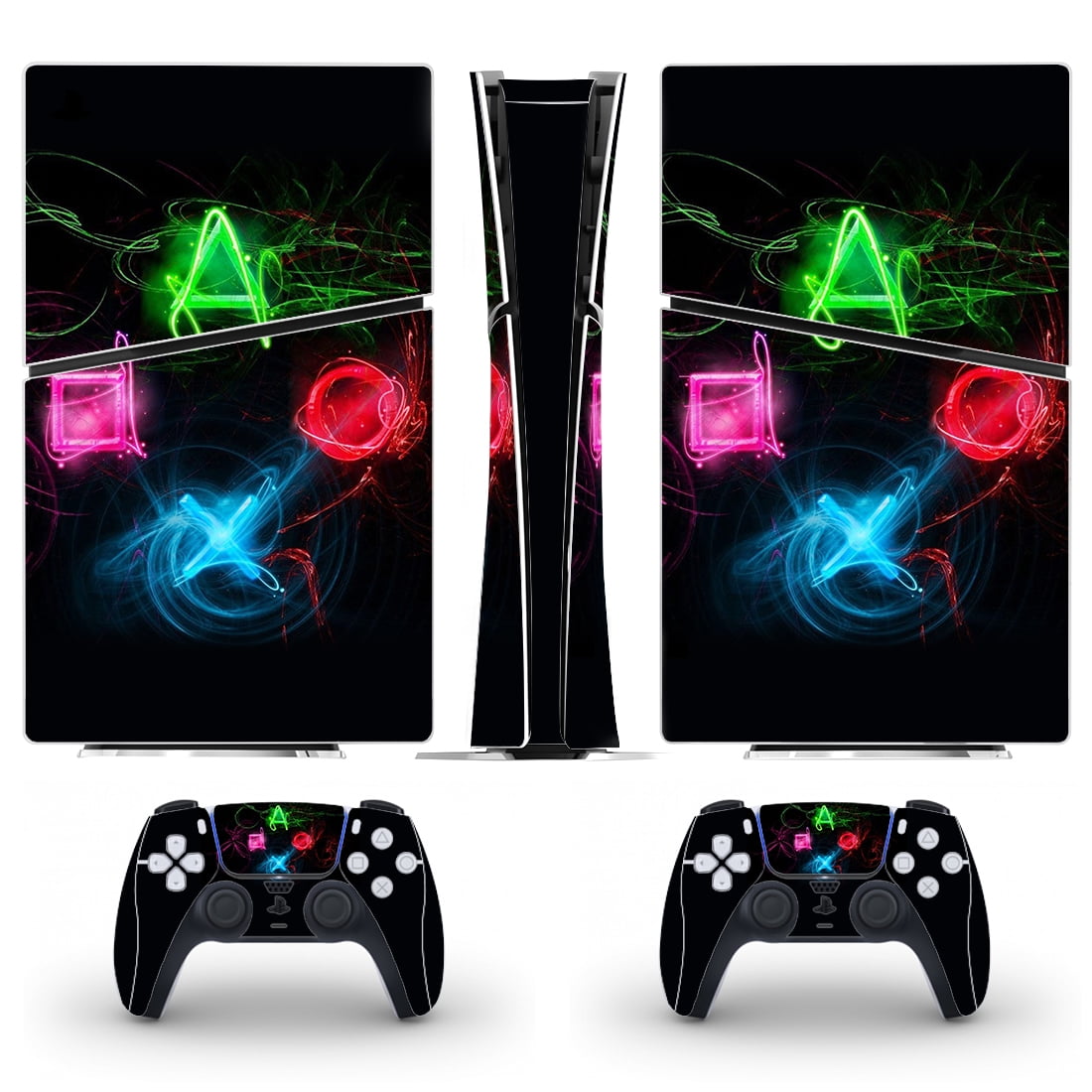 Full Body Vinyl Skin Stickers for PS5 Slim Digital Edition Console and ...