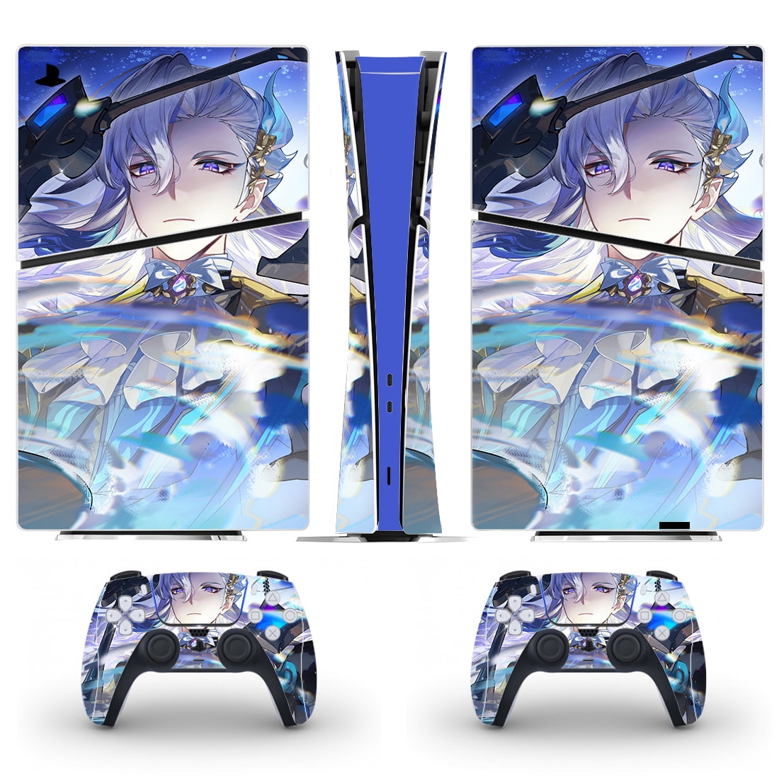 Full Body Vinyl Skin Stickers for PS5 Slim Digital Edition Console and ...