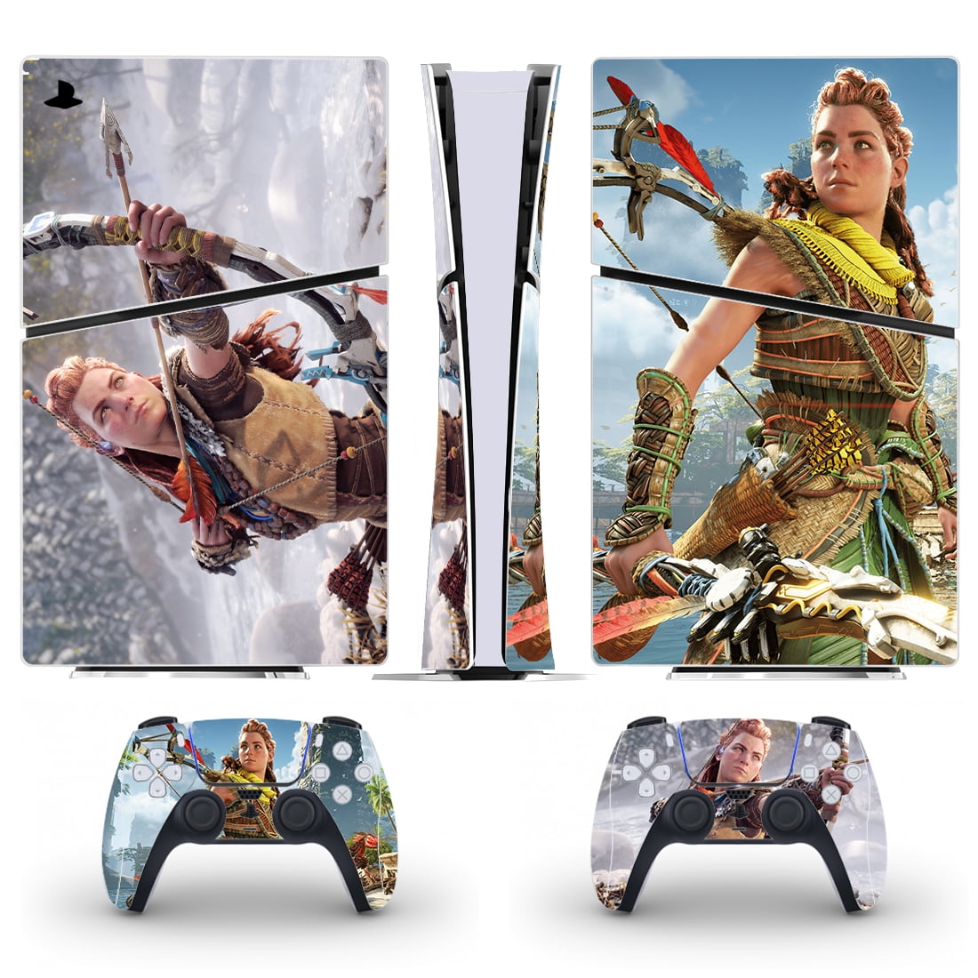 Full Body Vinyl Skin Stickers for PS5 Slim Digital Edition Console and ...