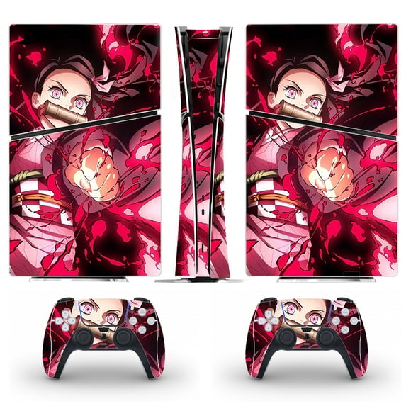 Full Body Vinyl Skin Stickers for PS5 Slim Digital Edition Console and ...
