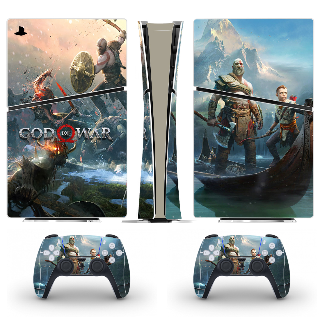 Full Body Vinyl Skin Stickers for PS5 Slim Digital Edition Console and ...