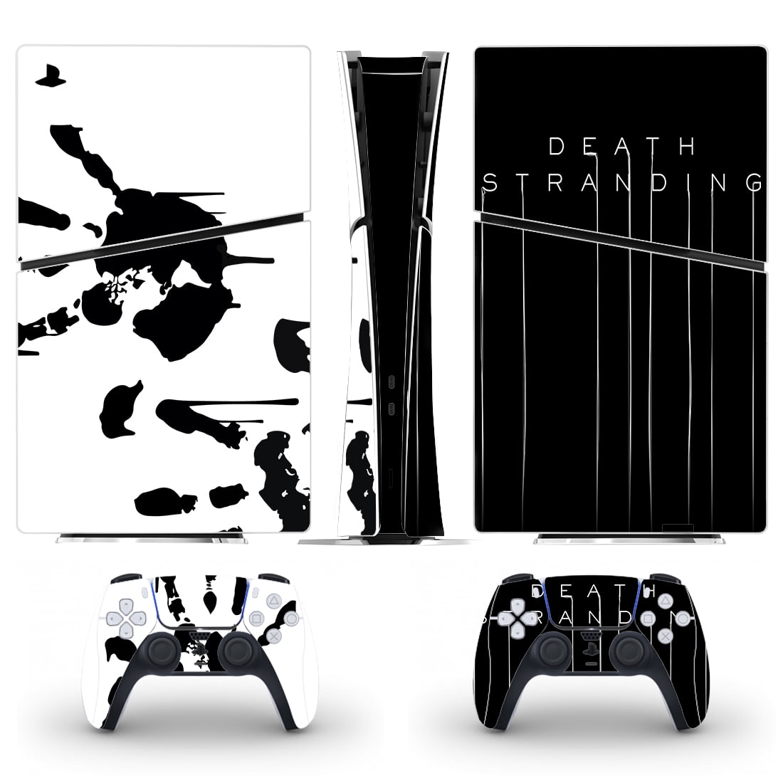 Full Body Vinyl Skin Stickers for PS5 Slim Digital Edition Console and ...