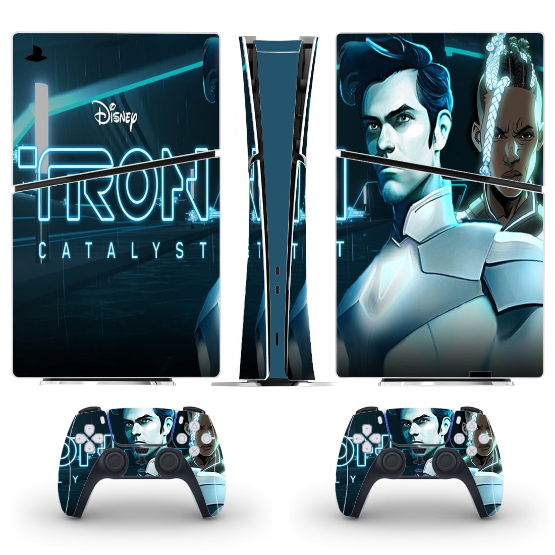 Full Body Vinyl Skin Stickers for PS5 Slim Digital Edition Console and ...