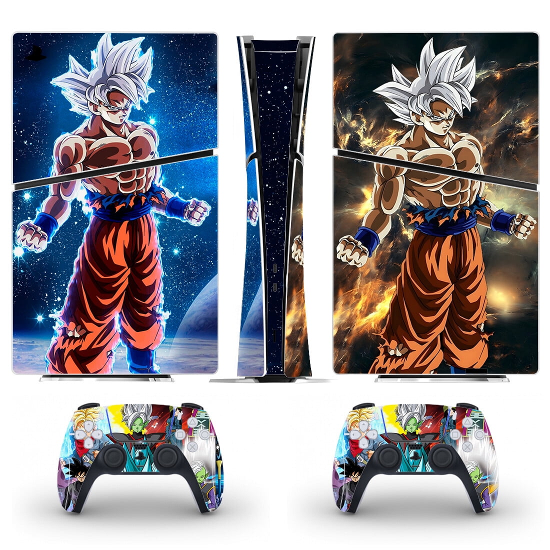 Full Body Vinyl Skin Stickers for PS5 Slim Digital Edition Console and ...