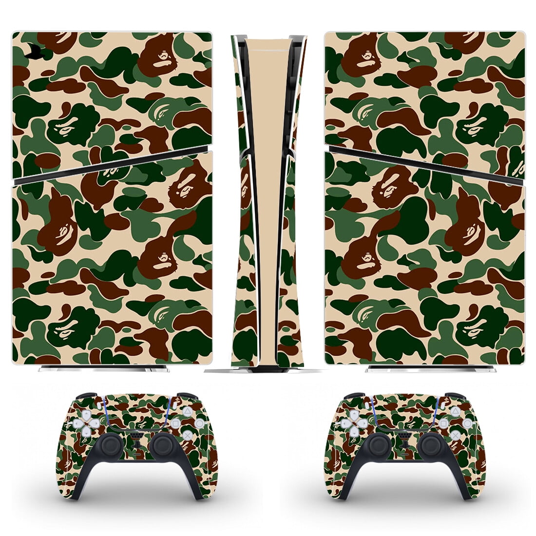 Full Body Vinyl Skin Stickers for PS5 Slim Digital Edition Console and ...