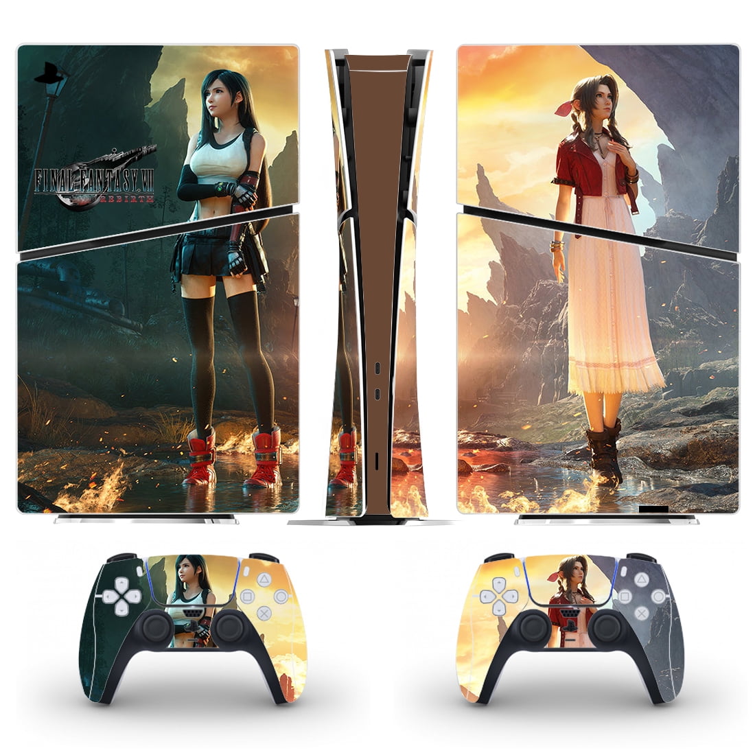 Full Body Vinyl Skin Stickers for PS5 Slim Digital Edition Console and ...