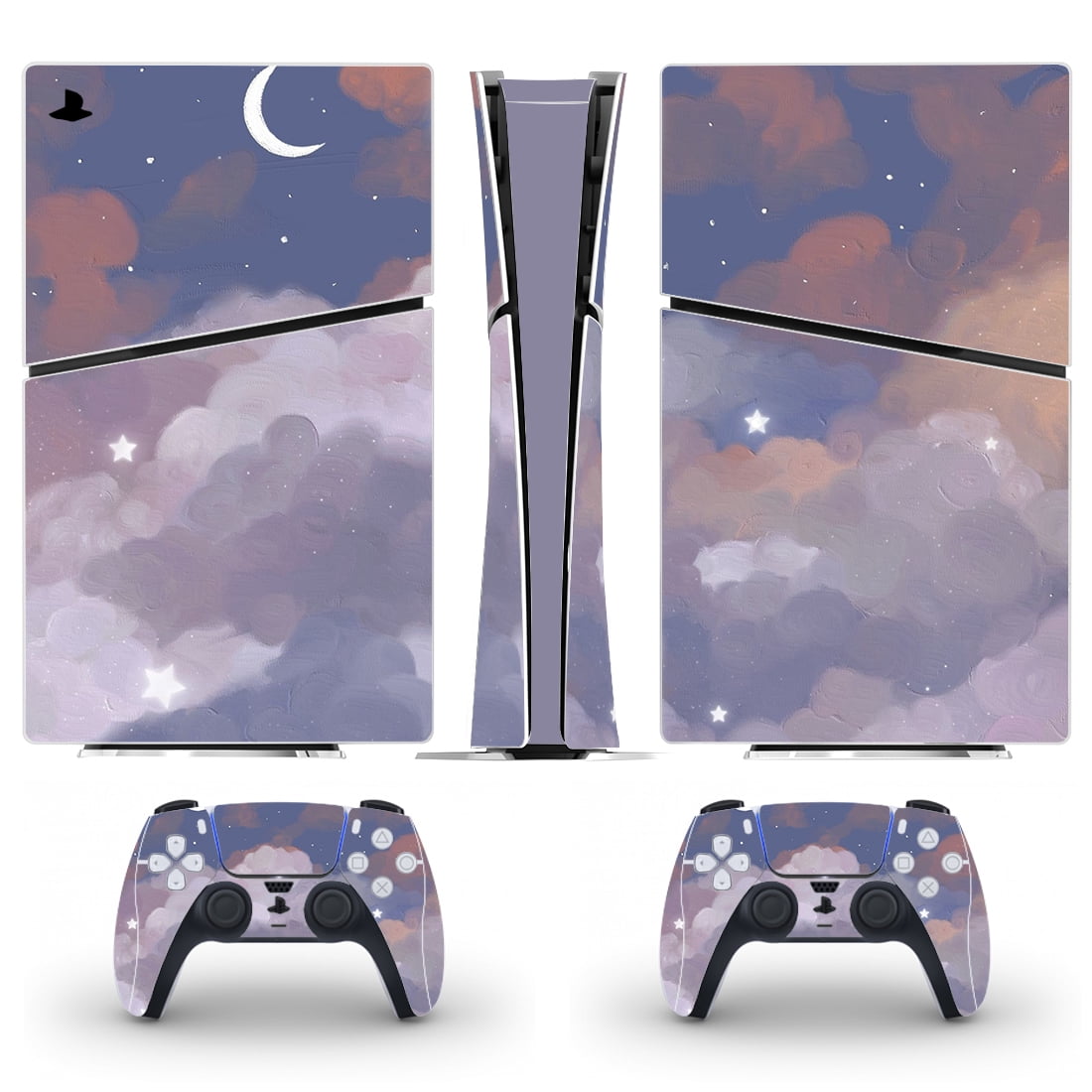 Full Body Vinyl Skin Stickers for PS5 Slim Digital Edition Console and ...