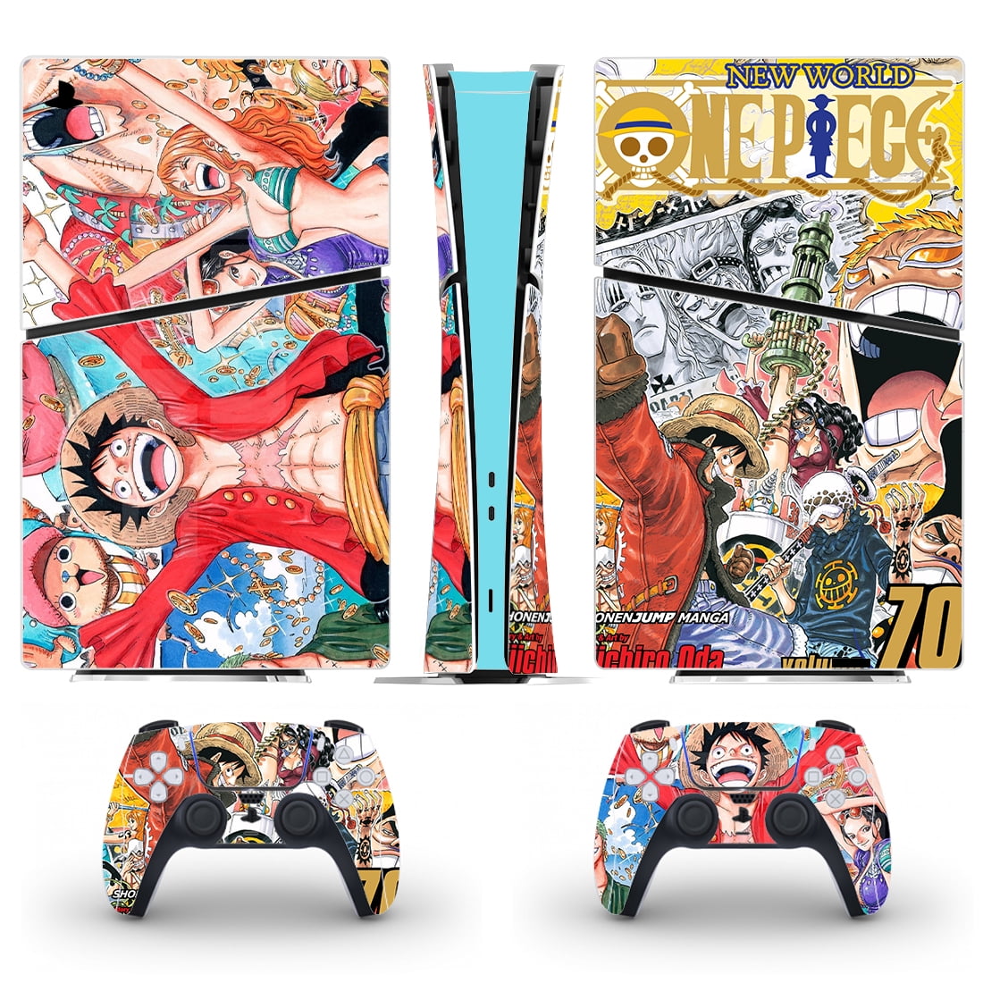 Full Body Vinyl Skin Stickers for PS5 Slim Digital Edition Console and ...