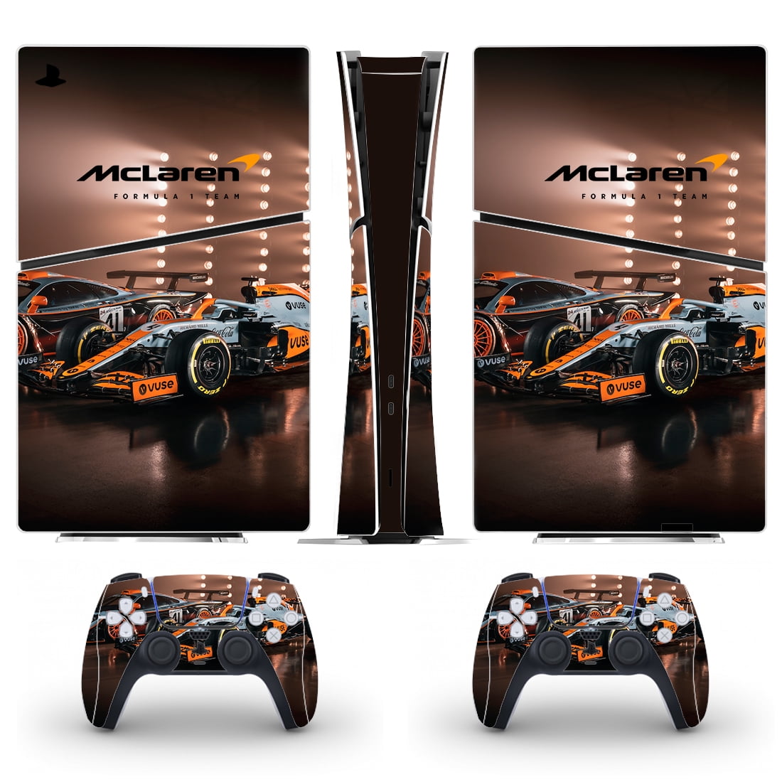 Full Body Vinyl Skin Stickers for PS5 Slim Digital Edition Console and ...