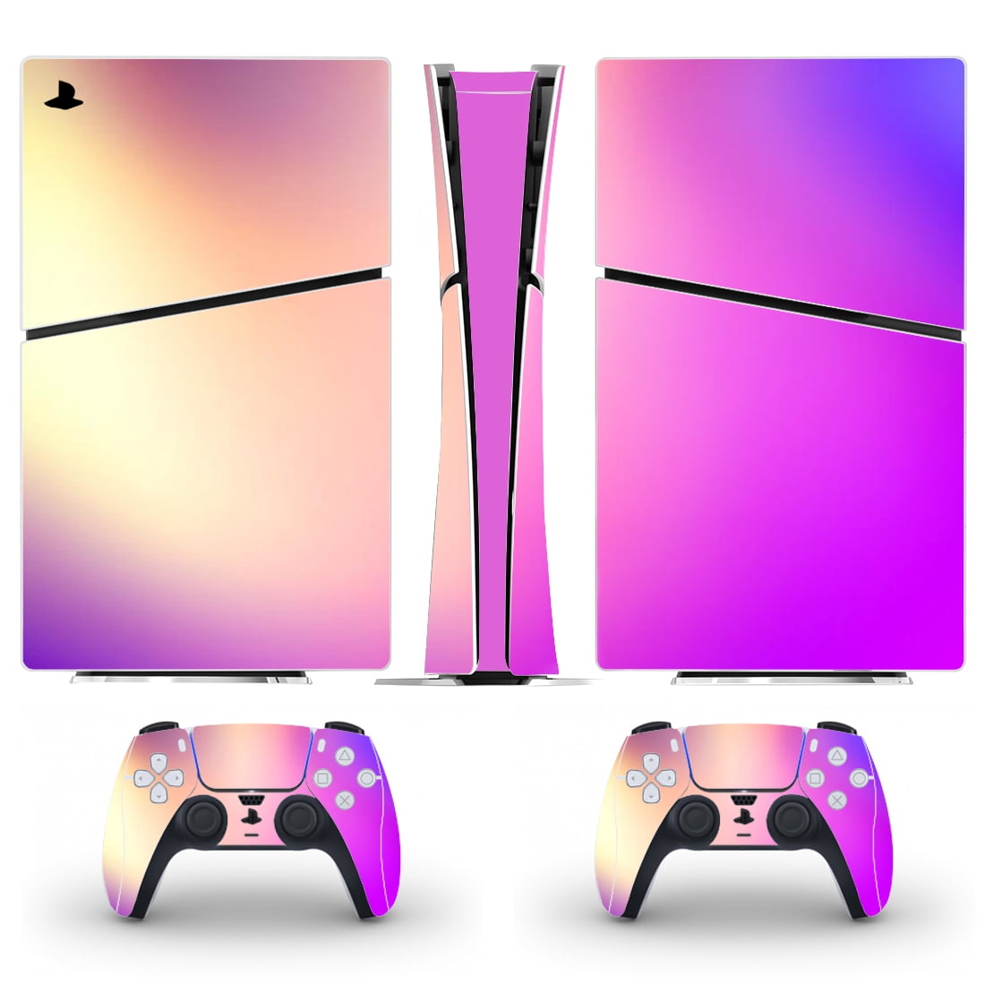 Full Body Vinyl Skin Stickers for PS5 Slim Digital Edition Console and ...