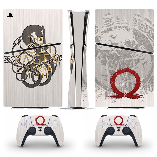 Full Body Vinyl Skin Stickers for PS5 Slim Digital Edition Console and ...