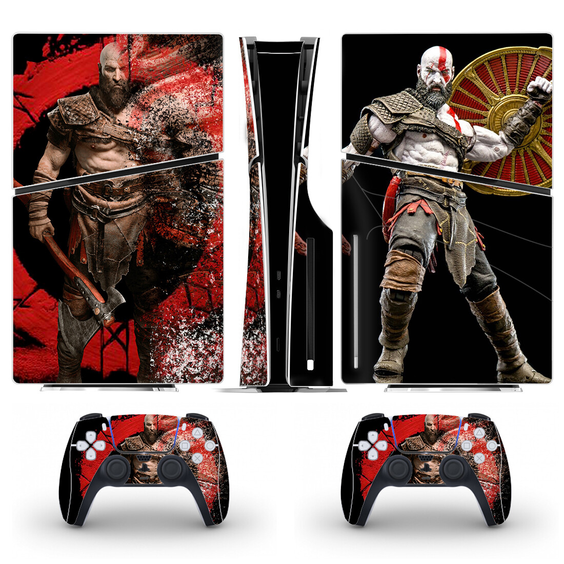 Full Body Vinyl Skin Stickers for PS5 Slim Disc Edition Console and ...
