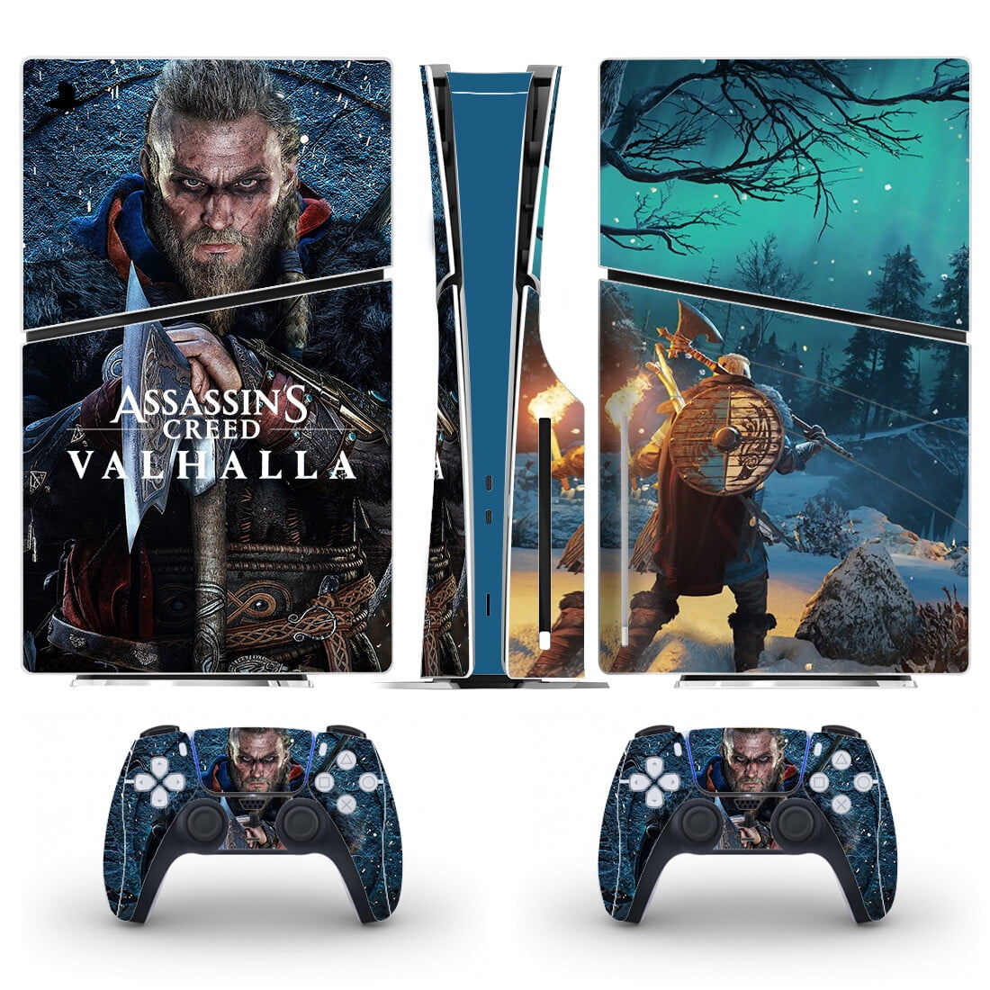 Full Body Vinyl Skin Stickers for PS5 Slim Disc Edition Console and ...