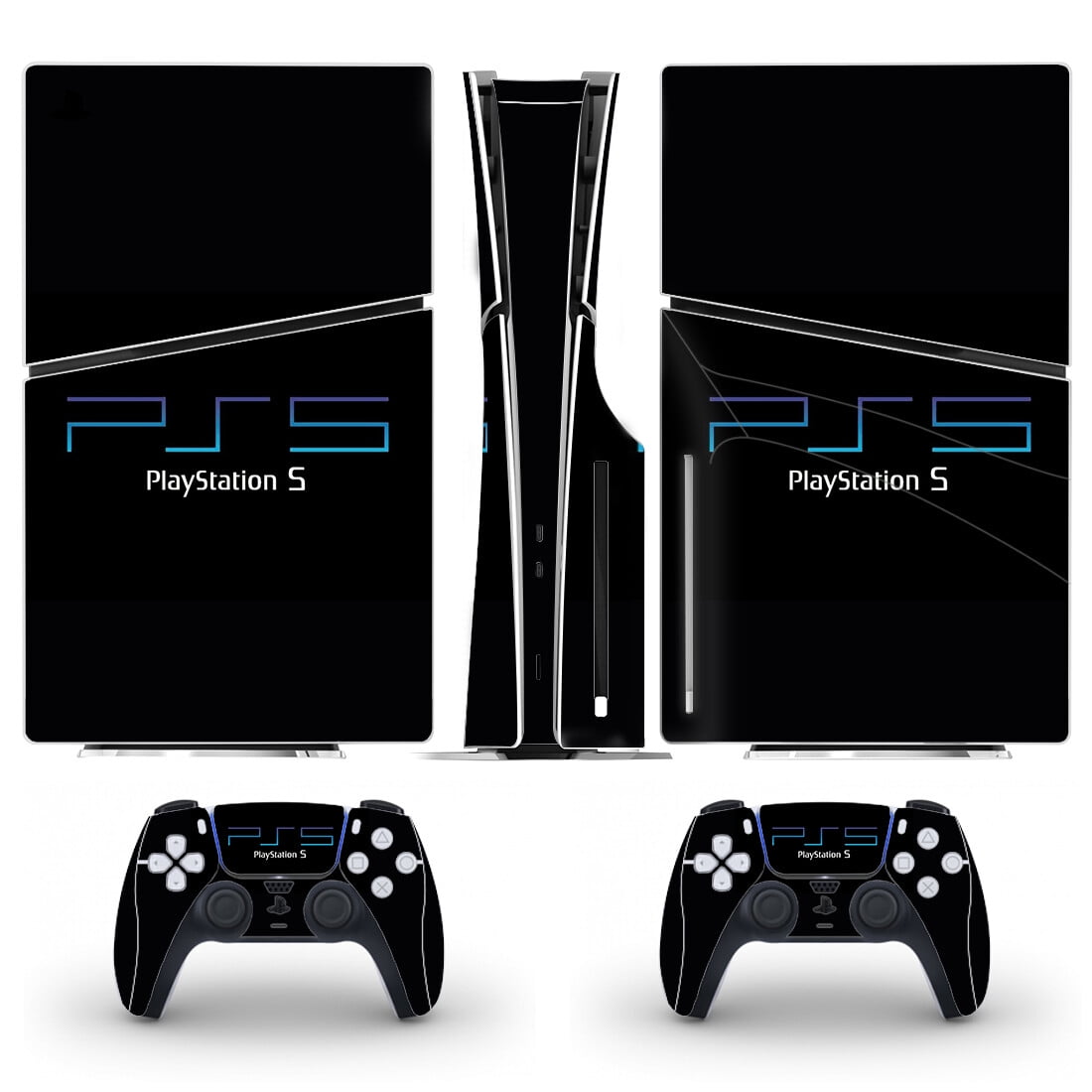 Full Body Vinyl Skin Stickers for PS5 Slim Disc Edition Console and ...