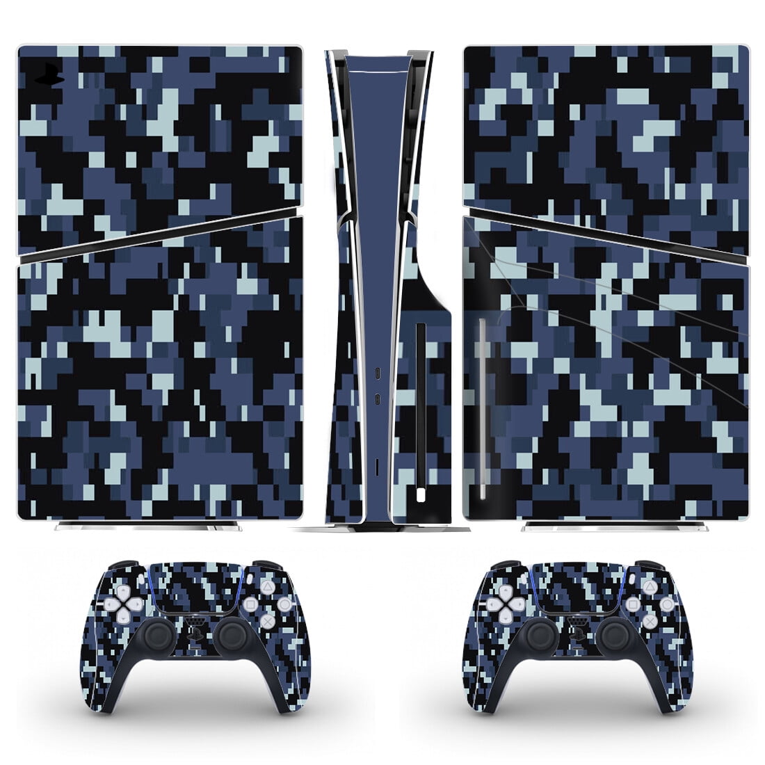 Full Body Vinyl Skin Stickers for PS5 Slim Disc Edition Console and ...