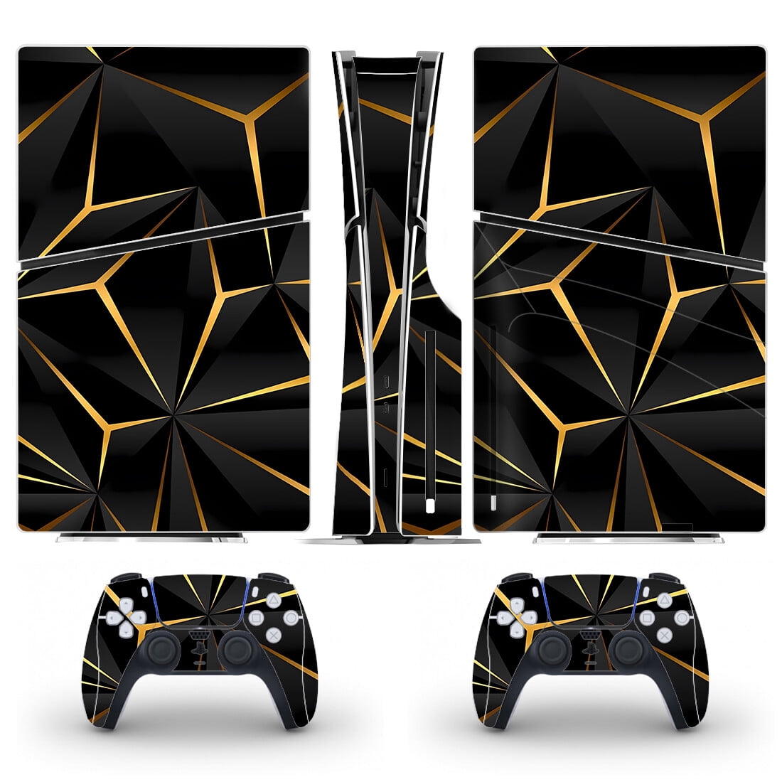 Full Body Vinyl Skin Stickers for PS5 Slim Disc Edition Console and ...