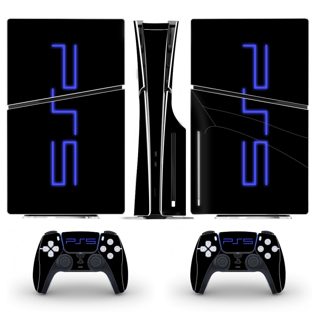 Full Body Vinyl Skin Stickers for PS5 Slim Disc Edition Console and ...