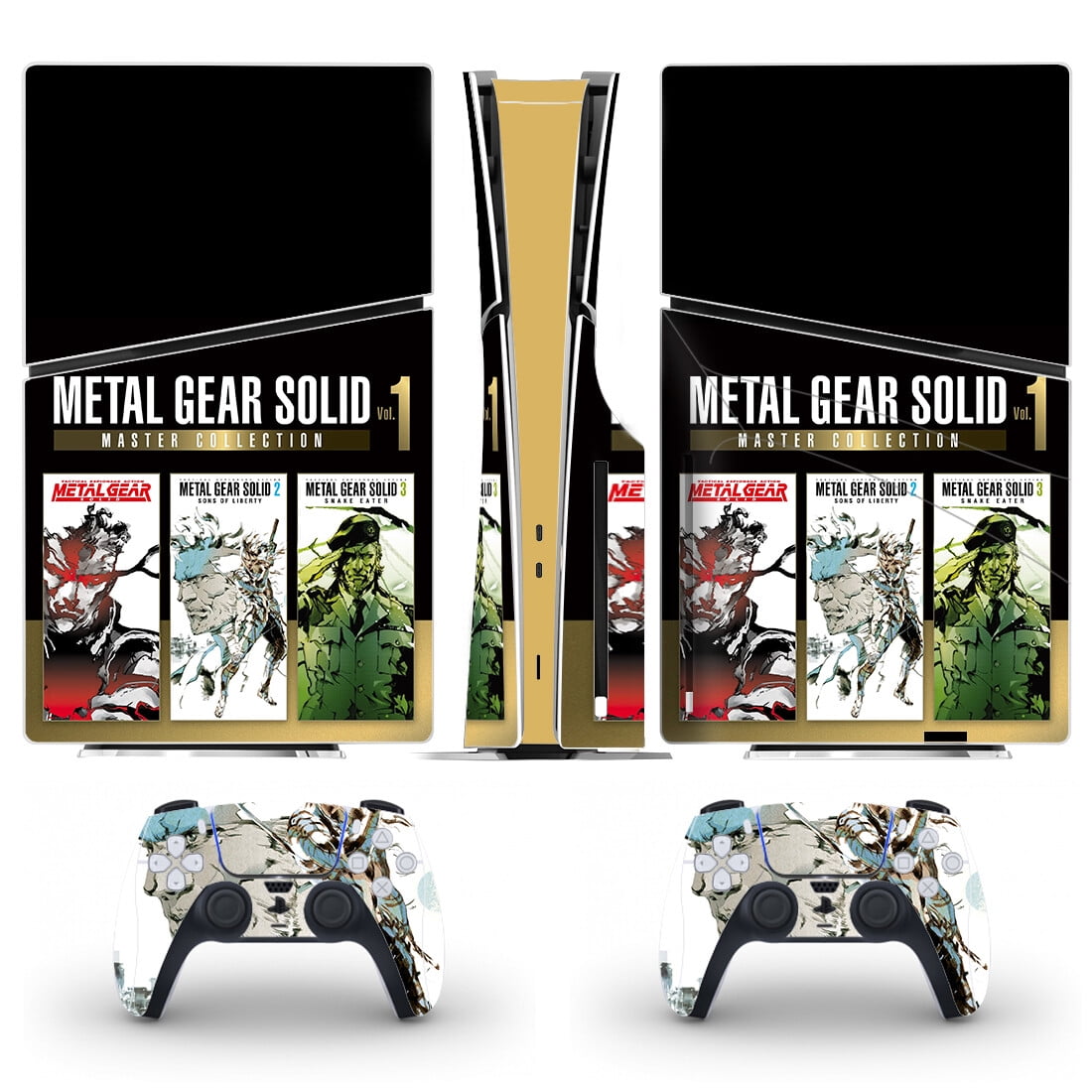 Full Body Vinyl Skin Stickers for PS5 Slim Disc Edition Console and ...